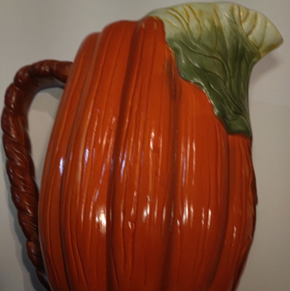 Rich Talent | Accents | Vintage Ceramic Pumpkin Pitcher | Poshmark